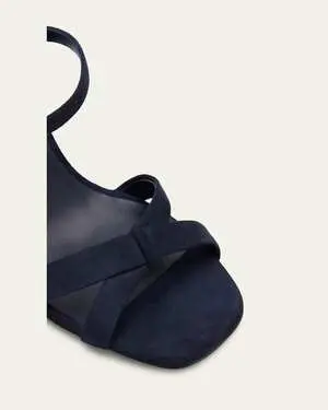 JIMMY CHOO 85mm Elsy Suede Sandals