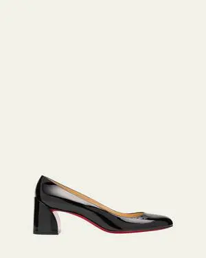CHRISTIAN LOUBOUTIN 55mm Miss Sab Patent Pumps