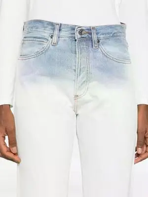 FRAME Straight Leg Tie-dye Jeans