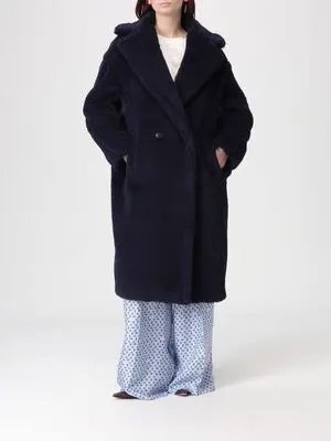Max Mara Fur Coat - Blue