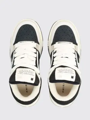 Amiri Leather Lace-up Sneakers - Black