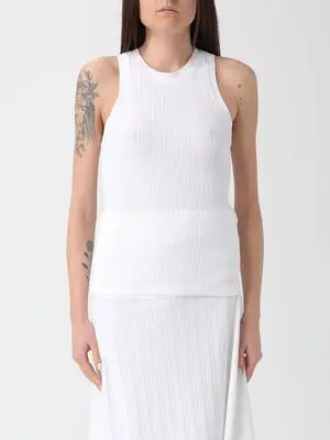 Victoria Beckham Ribbed Knit Tank - White