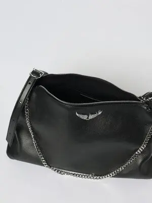 Zadig&Voltaire Leather Shoulder Bag With Chain Strap