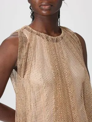 Sportmax Sleeveless Embellished Top - Camel