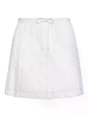 Thom Browne Eyelash Tweed Pleated Skirt
