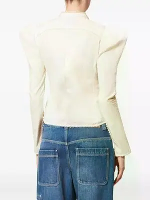 Isabel Marant Étoile Calina Ruffled Blouse - White