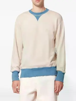 MARANT Logo-embroidered Sweatshirt - Neutrals