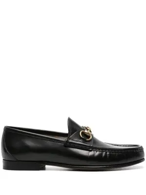 Gucci Leather Horsebit Moccasin