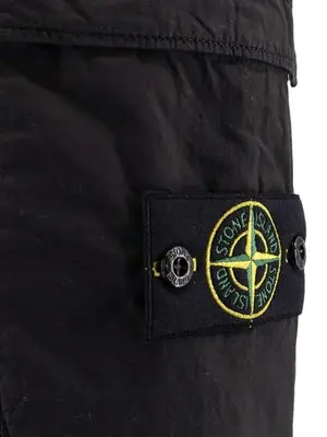 Stone Island Parachute Cargo Pants - Black