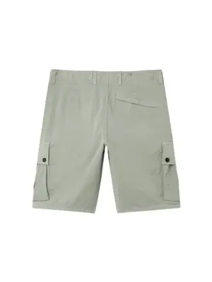 Stone Island Cotton Twill Shorts - Green