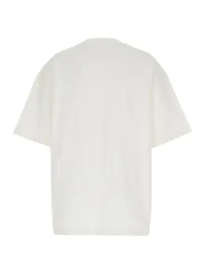 JIL SANDER Cotton T-shirt With Logo Detail - White