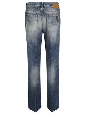 Amiri Slashed Boot-cut Jeans
