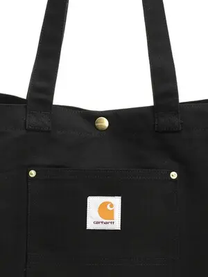Carhartt Work In Progress Canvas Tote Bag - Black