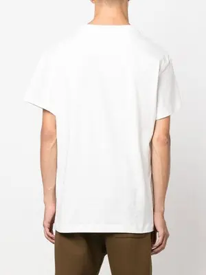 JIL SANDER Cotton Short Sleeve T-shirt - White