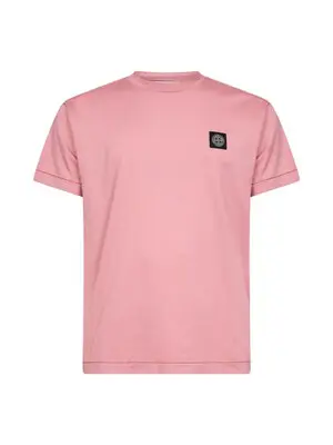 Stone Island Cotton T-shirt - Pink