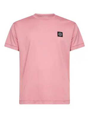 Stone Island Cotton T-shirt - Pink