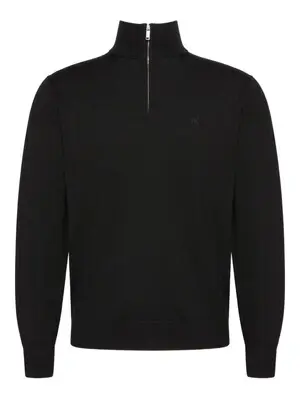 Calvin Klein Wool Quarter Zip Pullover