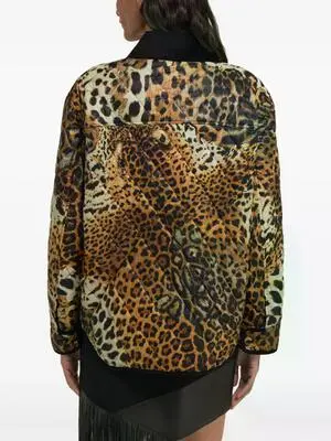 Roberto Cavalli Leopard-print Jacket
