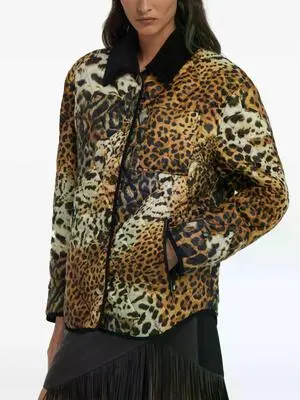 Roberto Cavalli Leopard-print Jacket