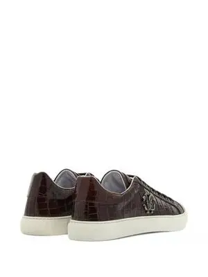 Roberto Cavalli Rc Monogram-plaque Sneakers