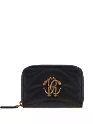 Roberto Cavalli Quilted Wallet - 05051 Black