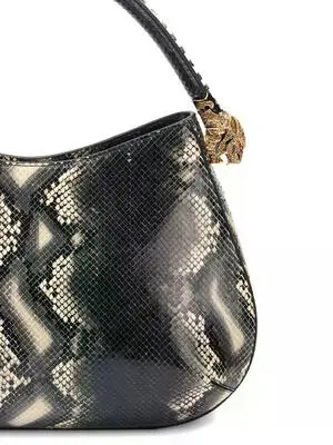 Roberto Cavalli Embossed-leather Shoulder Bag