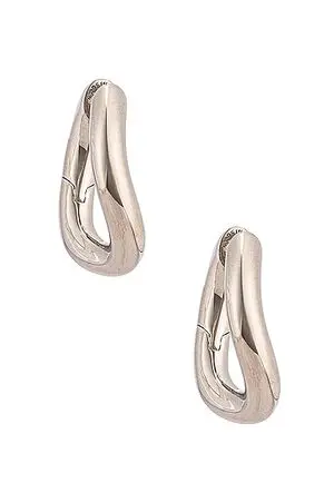 Balenciaga Silver Earrings