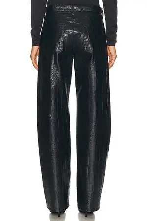 AGOLDE Embossed Wide Leg Pants