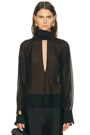 L'academie Sheer Blouses