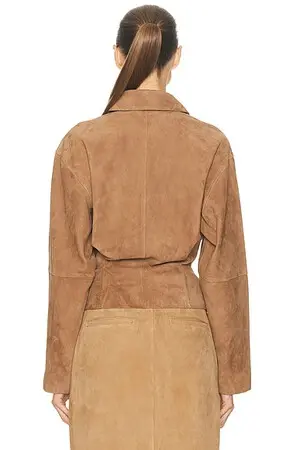 L'academie Suede Button-down Shirt