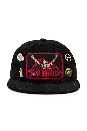 MadeWorn Bob Marley Baseball Cap - Black