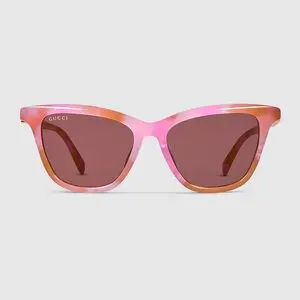 Gucci Cat-eye Sunglasses - Red