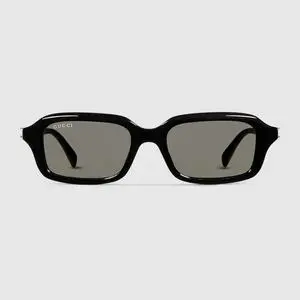 Gucci Rectangular Frame Sunglasses - Black