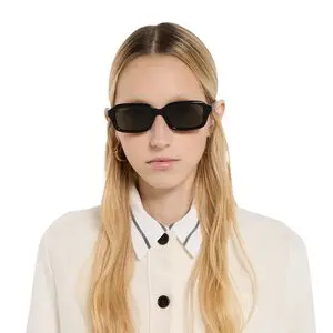 Gucci Rectangular Frame Sunglasses - Black