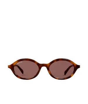 Gucci Round Frame Sunglasses - Beige