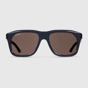 Gucci Square Frame Sunglasses - Blue