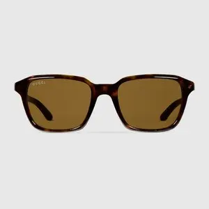 Gucci Square Frame Sunglasses - Brown