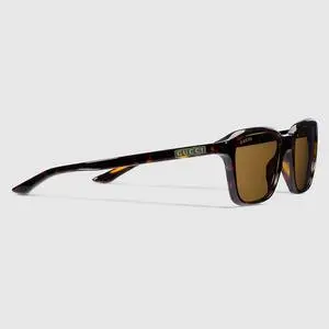Gucci Square Frame Sunglasses - Brown