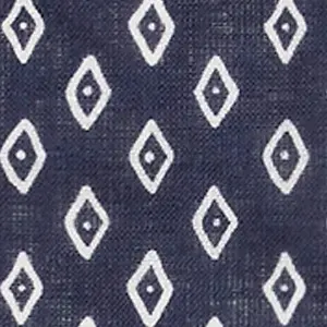 Ralph Lauren Linen Art Deco Neckerchief - Navy