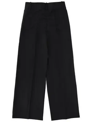 Theory Wool Tailored Trousers - Black