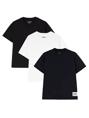 JIL SANDER Pack Of Three T-shirts - Multicolour