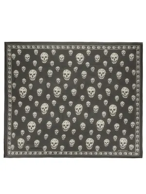 Alexander McQueen Skull" Scarf - Black
