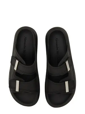 Alexander McQueen Oversized "hybrid" Sandal - Black
