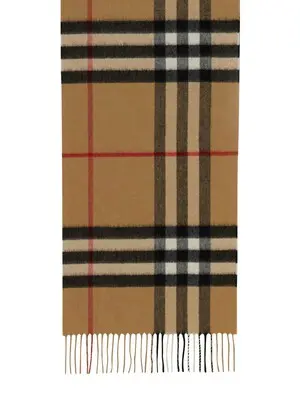 Burberry Cashmere Check Scarf