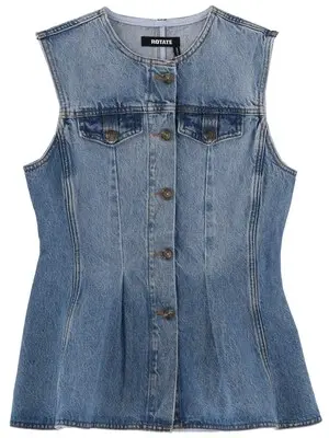 ROTATE BY BIRGER CHRISTENSEN Denim Top