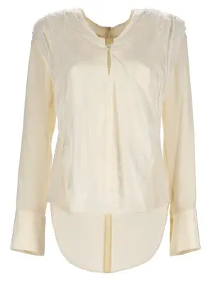 Victoria Beckham Silk Top - Ivory