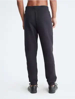 Calvin Klein Monogram Logo Fleece Joggers - Black