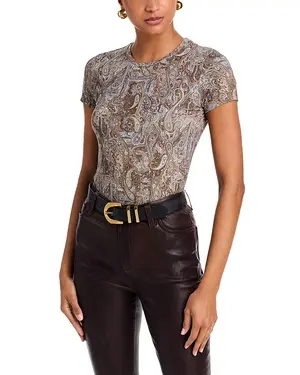 L'agence Paisley T-shirts For Women