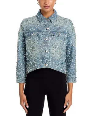 L'Agence Embellished High-low Jacket