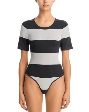 L'Agence Rosemond Color Blocked Bodysuit